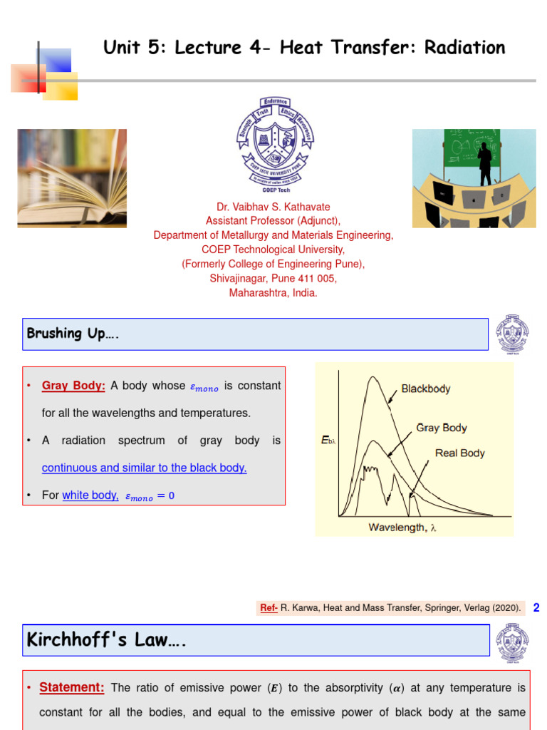 MT 21006 TP Unit 5 Lec 4 06 Nov 2023 | PDF | Heat Transfer | Heat