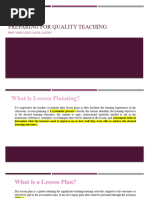 Unisa Lesson Plan | PDF