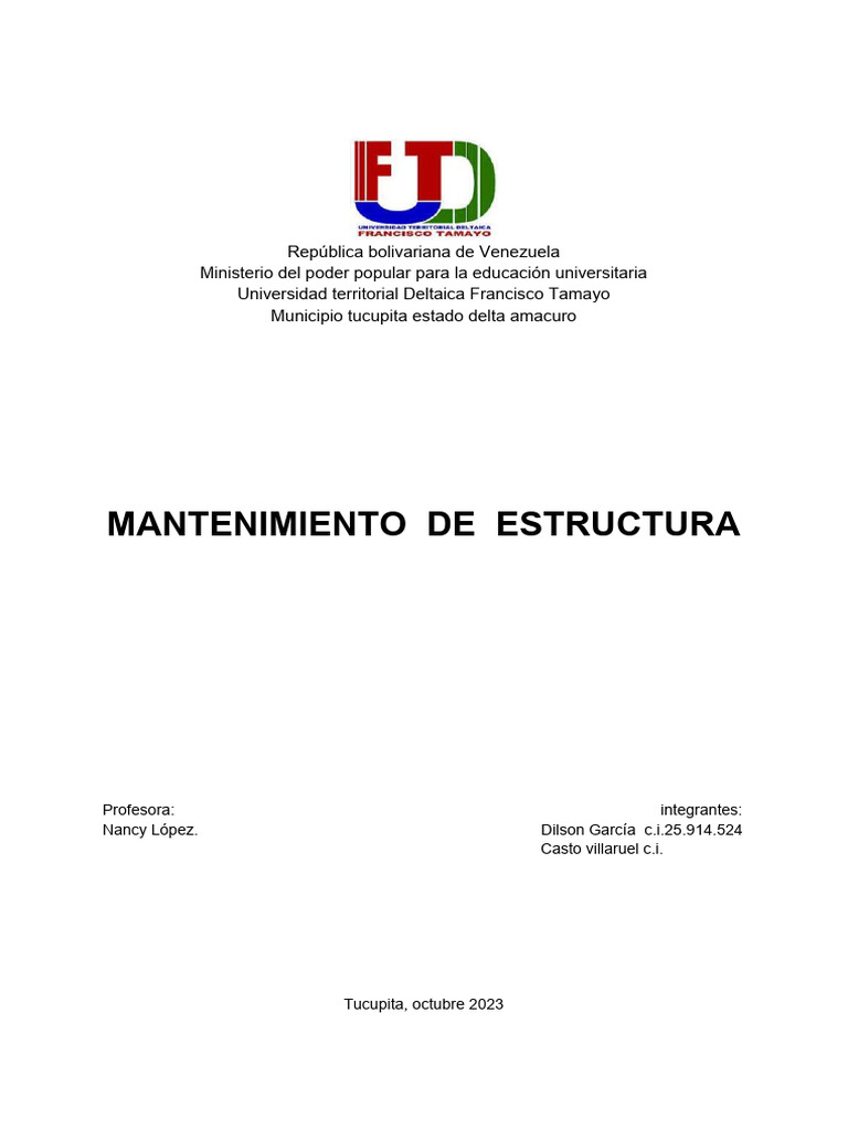 Mantenimiento de Obras Último Trabajo | PDF | Revestimiento | Corrosión