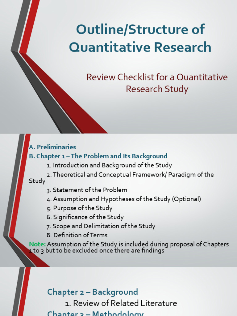Structure Outline of PR 2 | PDF | Methodology | Statistics
