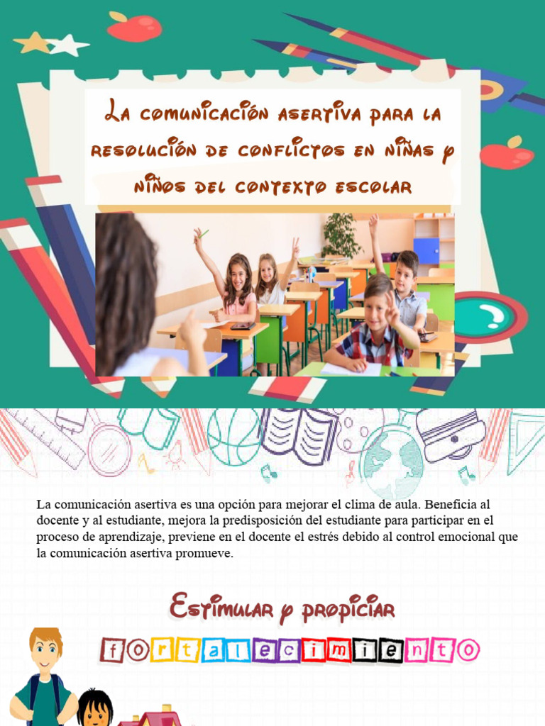 La Comunicación Asertiva para La Resolucion de Conflicto | PDF | Las ...