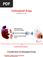 Antianginal Drugs Antianginal Drugs Are Used Primarily To Restore The ...