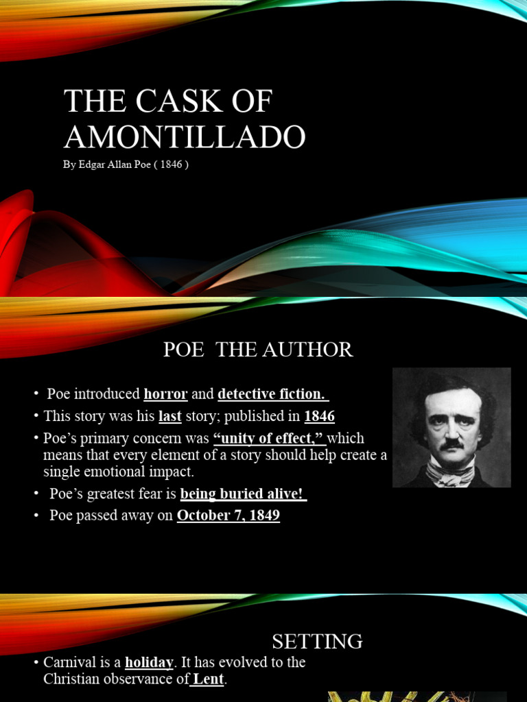 The Cask of Amontillado | PDF