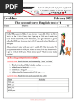 Lets Go 1 Final Test | PDF | Games & Activities