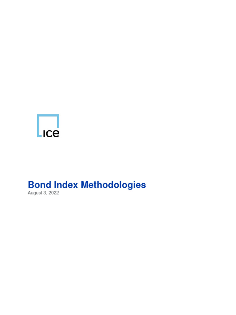 Bond Index Methodologies | PDF | Bonds (Finance) | Stock Market Index