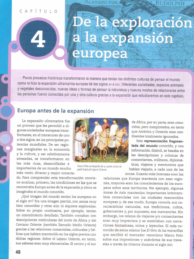 Capítulo 04 - de La Exploración A La Expansión Europea (Selección) - Santillana en Línea (2016 ...