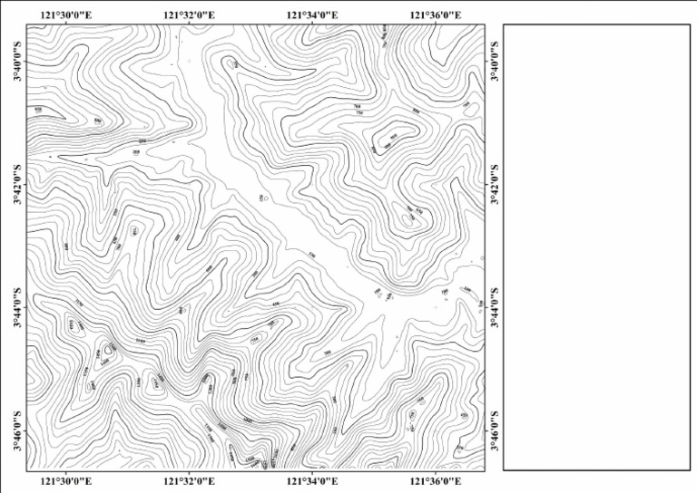 Peta Topografi | PDF