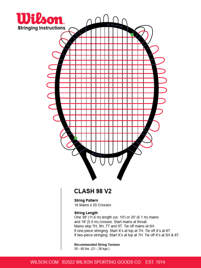 Wilson Clash 98 V2.0 16x20 2022 | PDF