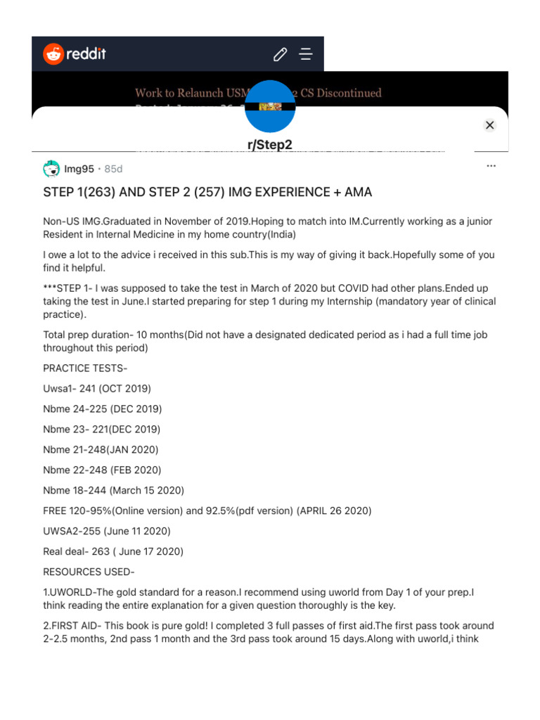 IMG USMLE Step 1 & 2 Prep Guide | PDF | Health Care