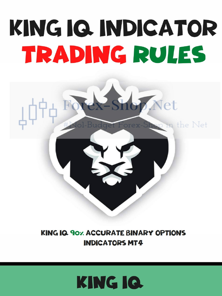 King Iq Indicator v3 Trading Rules | PDF