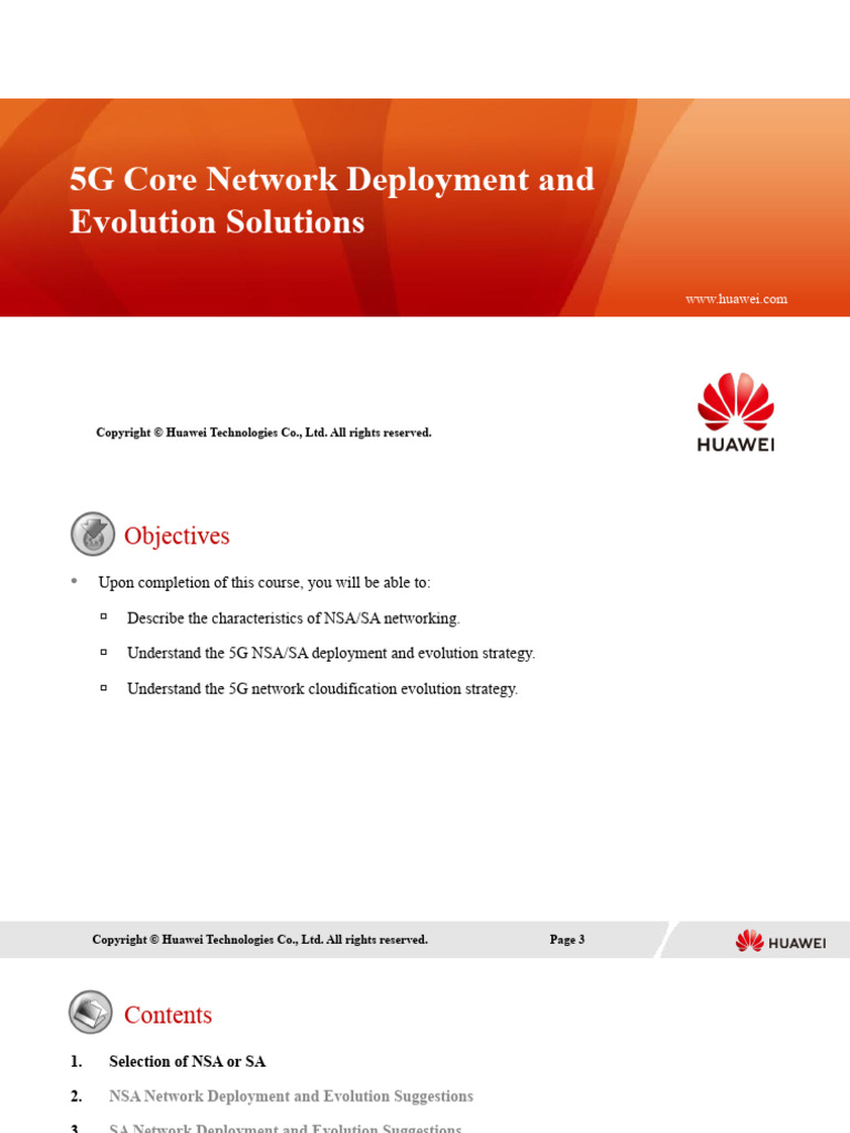5G Core Network Deployment and Evolution Solutions ISSUE 1.7 | PDF ...