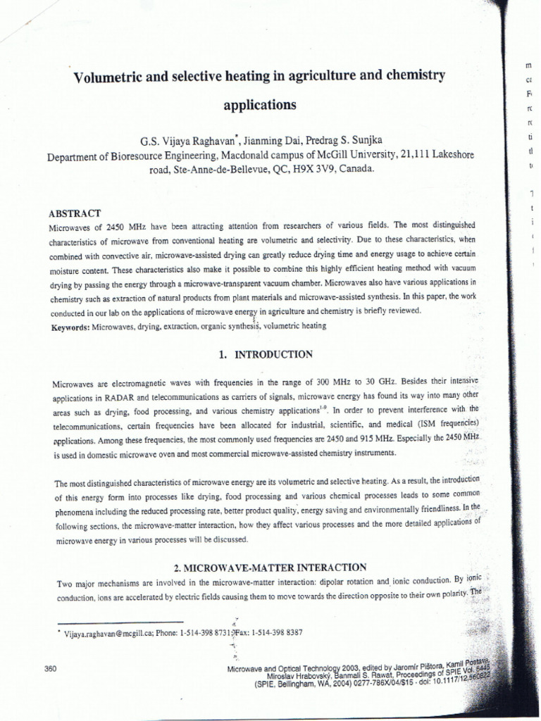 Raghavan Et Al. 2003. SPIE Conference Proceedings | PDF