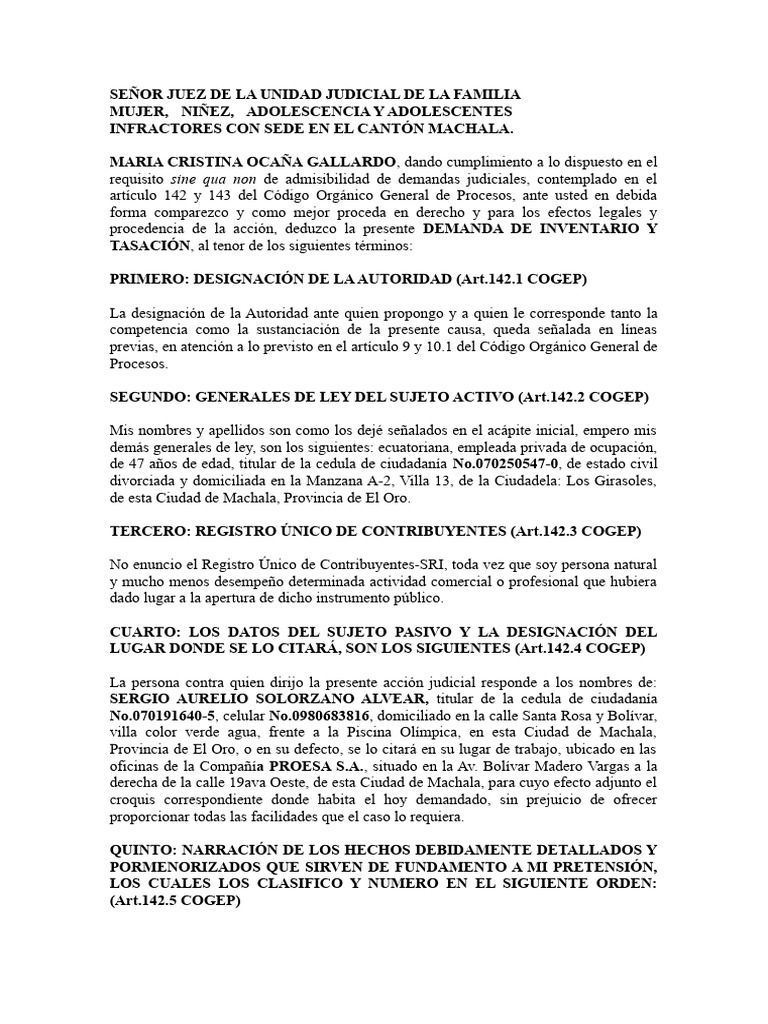 Modelo de Demanda de Inventario y Tasación | Descargar gratis PDF ...