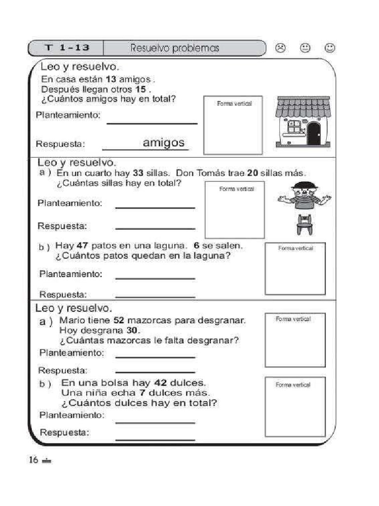 Problemas de Suma y Resta | PDF