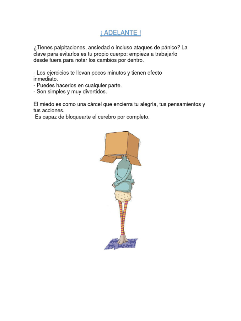 Ansiedad Pdf Las Emociones Sicología