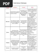 Figurative Language & Literary Devices | PDF | Poetry | Metaphor