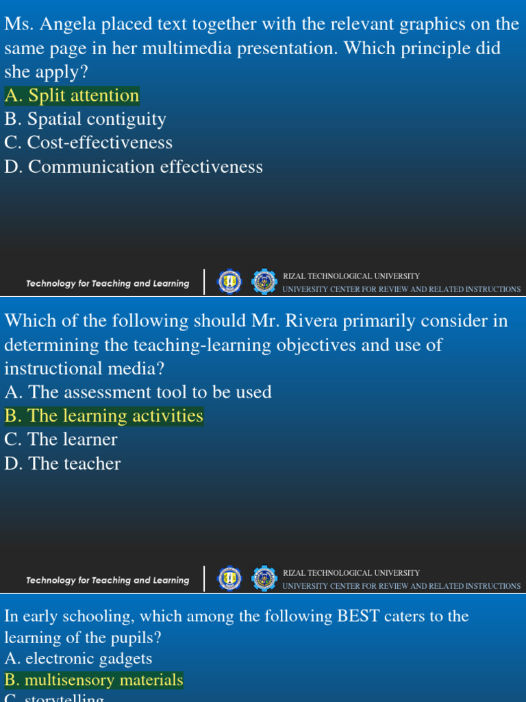 1 Edtech Question and Answer | PDF | Educational Technology | Learning