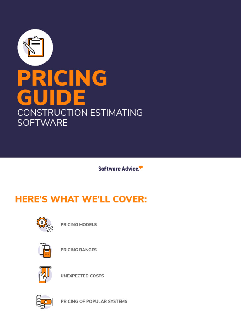 2022 Construction Estimating Pricing Guide | PDF | Subscription Business Model | Software As A ...