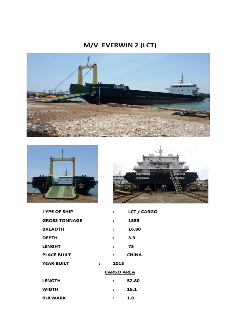 2000T DWT LCT - by Navotas - 1.59M | PDF