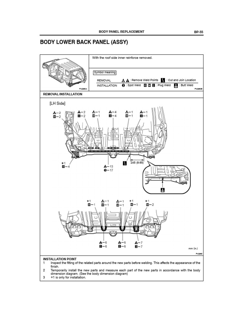 Body Lower Back Panel Assy | PDF | Mechanical Engineering | Industrial ...
