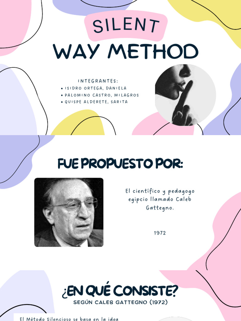 Grupo #7 Silent Way Method | PDF | Aprendizaje | Creatividad