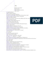 Common Fijian Phrases and Greetings | PDF