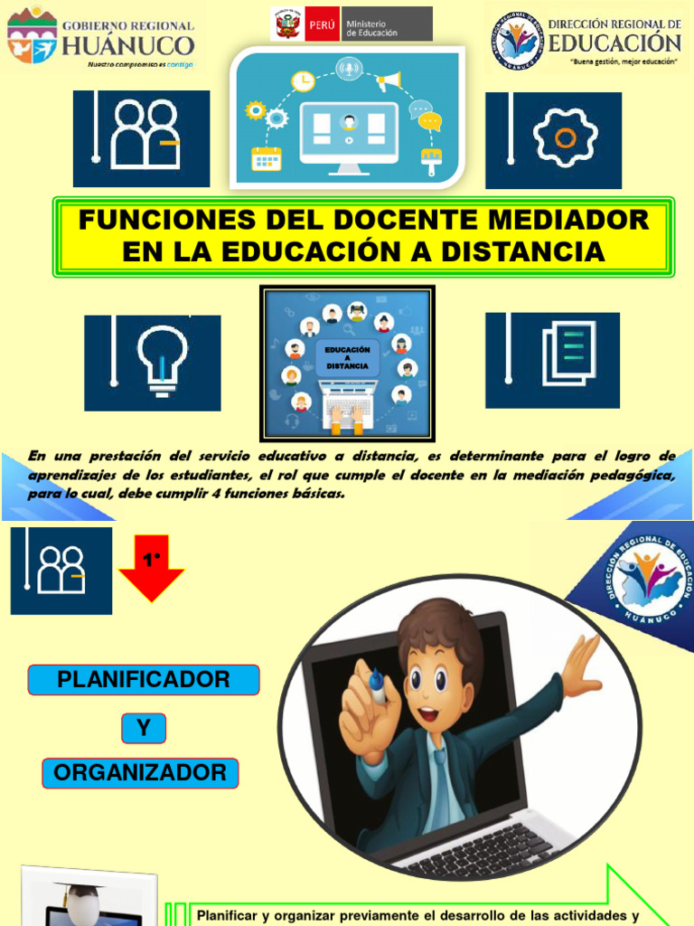 Video 1 Funciones Del Docente en La Ead | PDF | Enseñando | Evaluación