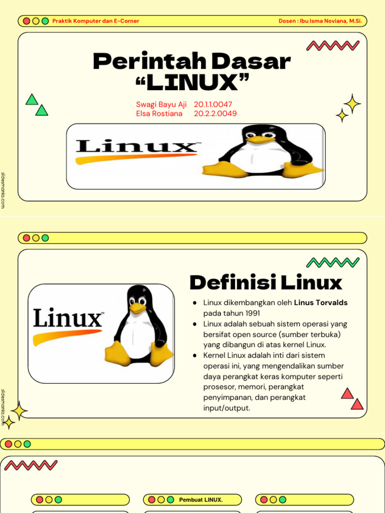 Perintah Dasar Linux - Fix | PDF | Kajian Bahasa Asing | Teknologi ...