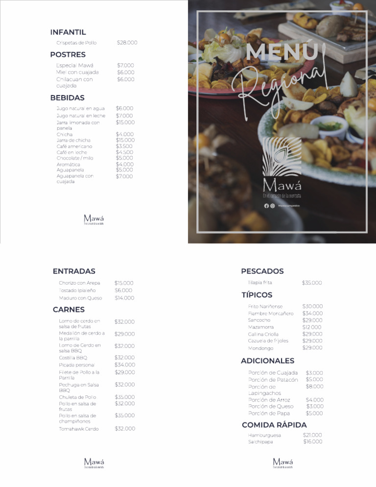 Menu Mawa | PDF