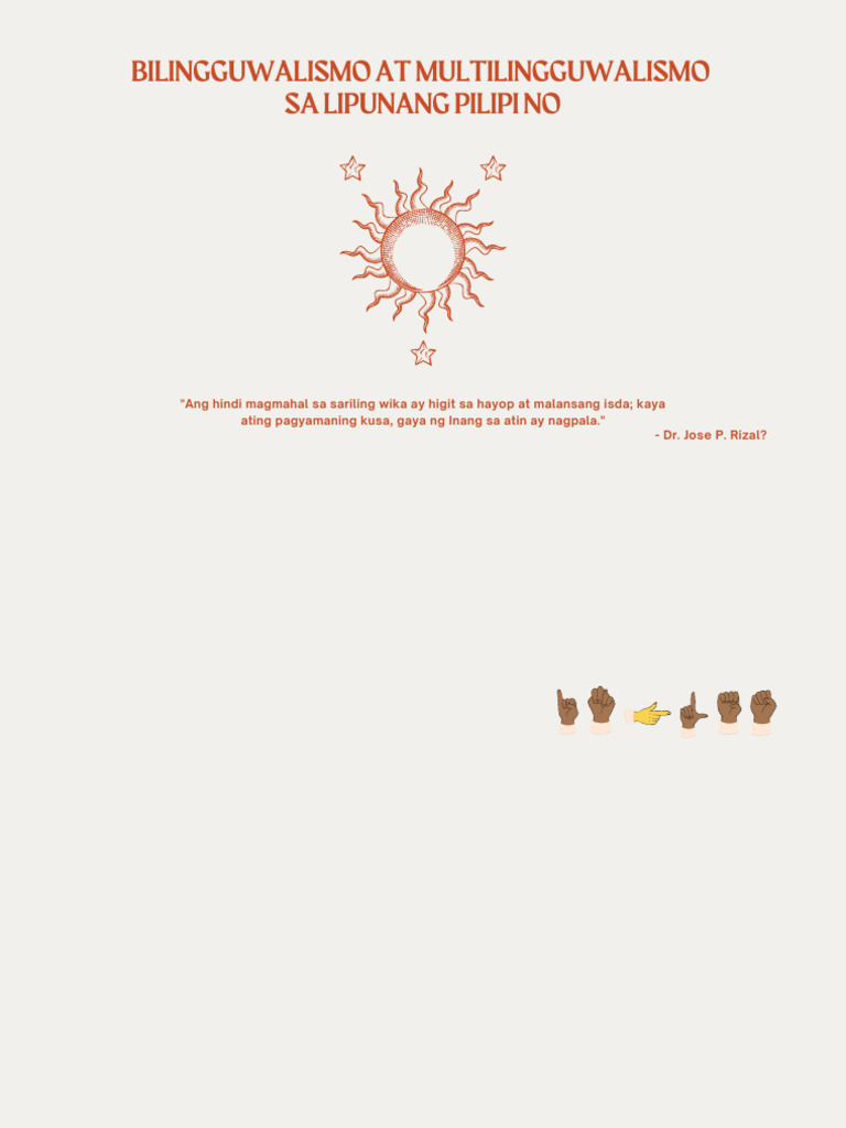 Y1A3 - Bilingguwalismo at Multilingguwalismo | PDF