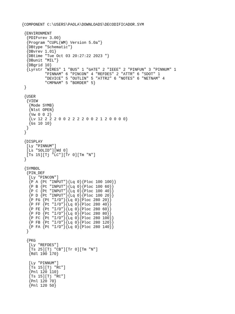 Schematic Decoder Layout | PDF | Computer Engineering