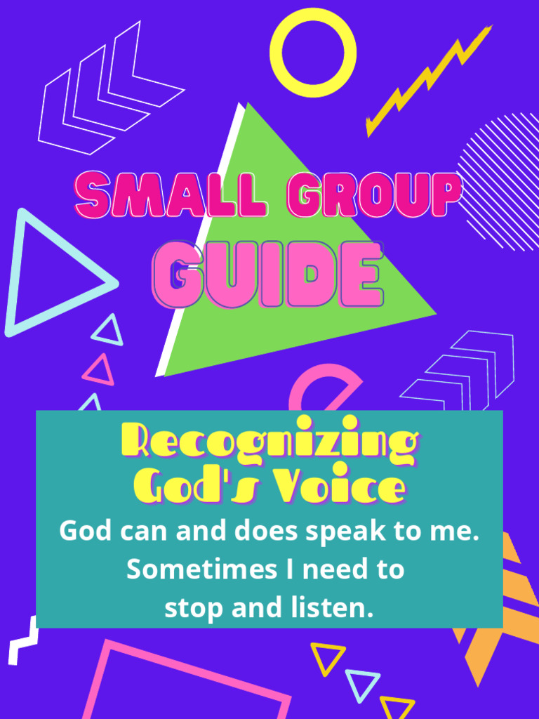 Recognizing Gods Voice Small Group Guide | PDF | Samuel | God