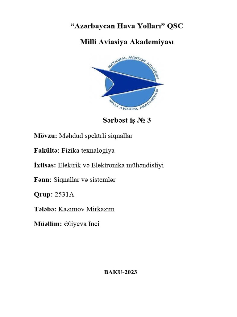 Kazımov Mirkazım-Sb3 | PDF