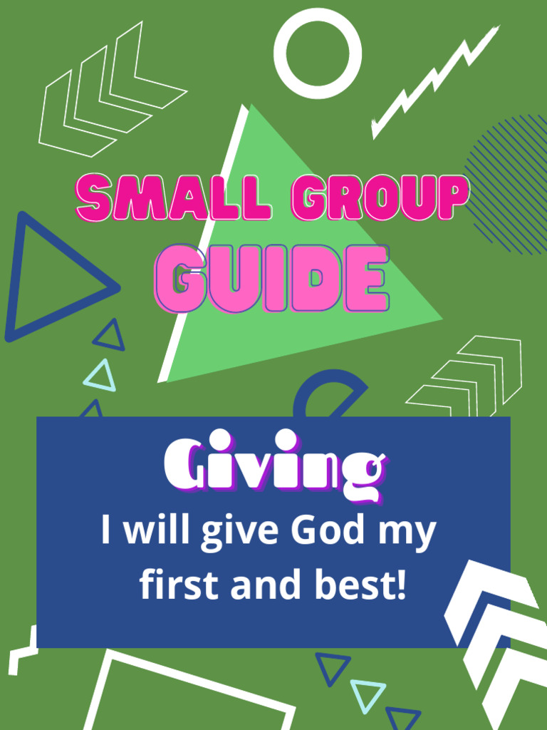 Giving Small Group Guide | PDF | Jesus