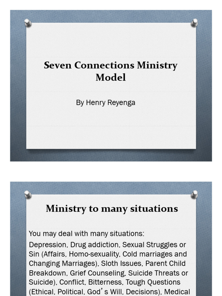 Seven Connections Ministry Model | PDF