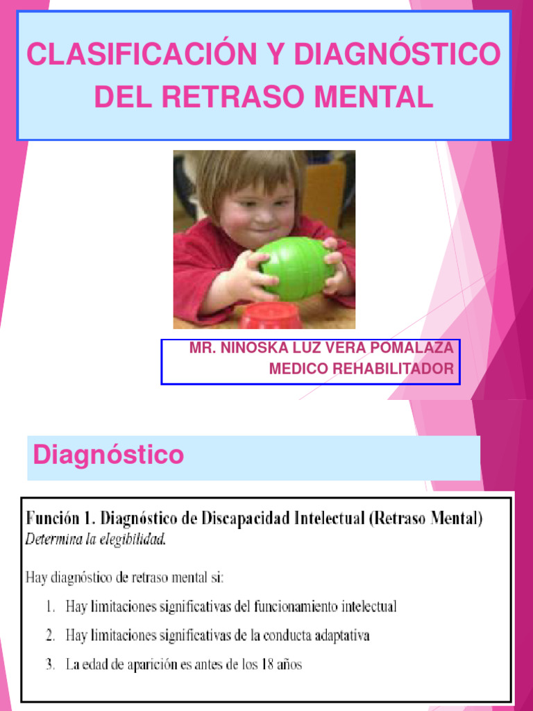 Retraso Mental y Trastorno Del Aprendizaje | PDF | Cociente de inteligencia | Discapacidad ...