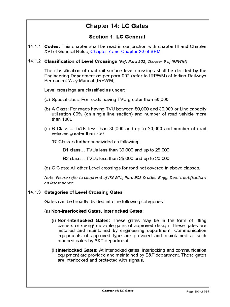 14-LC Gates | PDF | Transport Infrastructure | Rail Transport