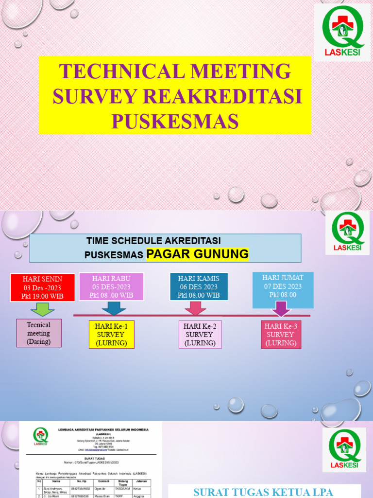 Tecnikal Meeting Puskesmas | PDF | Sains & Matematika