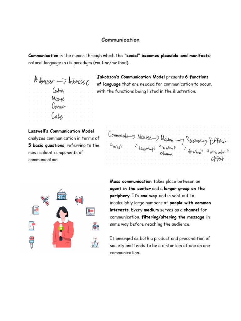 Communication | PDF | Framing (Social Sciences) | Mass Media