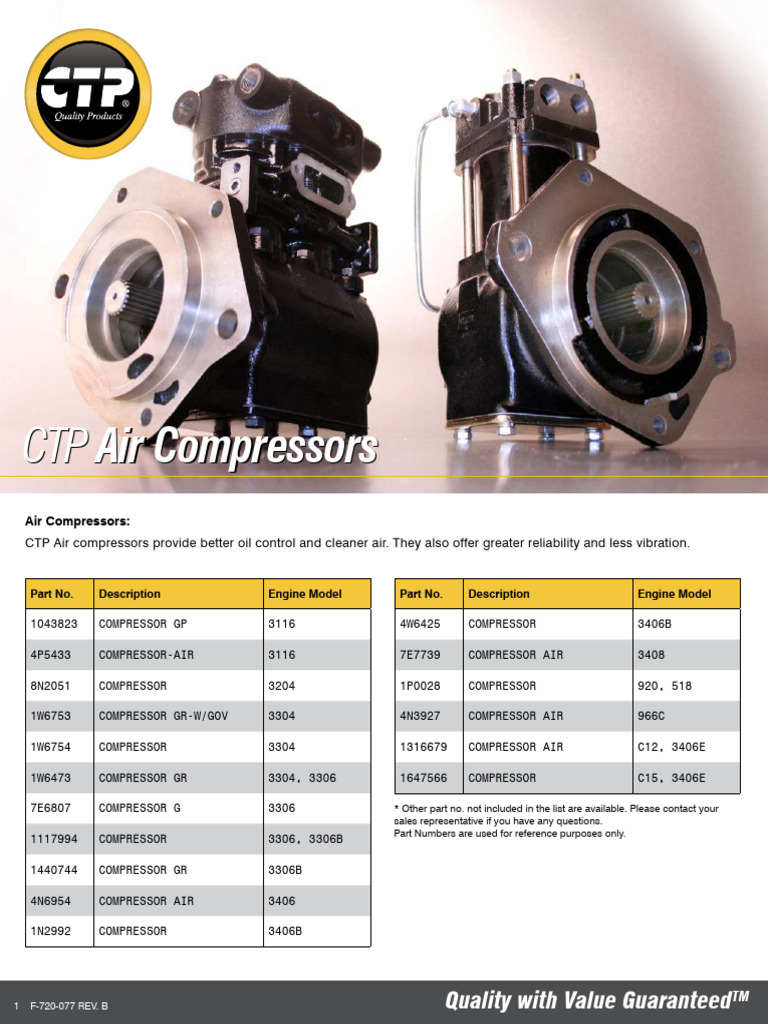 Air Compressors | PDF