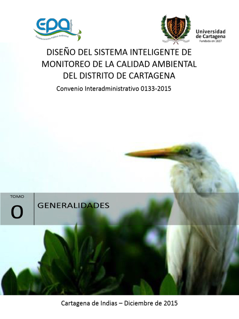 Diseño Del Sistema de Monitoreo de Calidad Ambiental Cartagena EPA | PDF | Agua | Entorno natural