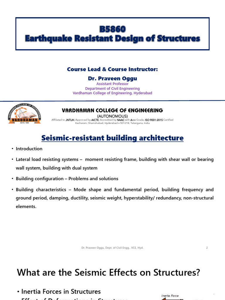 ERDS - Seismic-Resistant Building Architecture | PDF | Damping | Beam ...