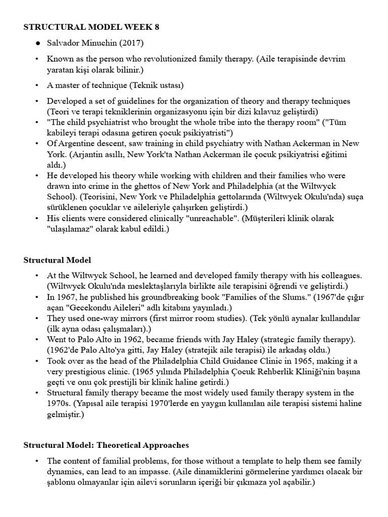 Structural Model Week 8 | PDF