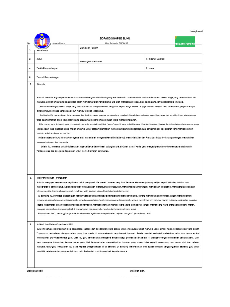 Sinopsis Ladap | PDF
