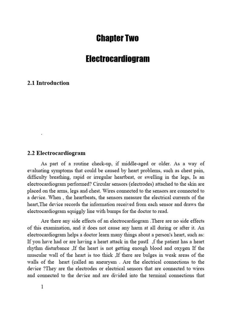ECG Chapter Two | PDF | Electrocardiography | Heart
