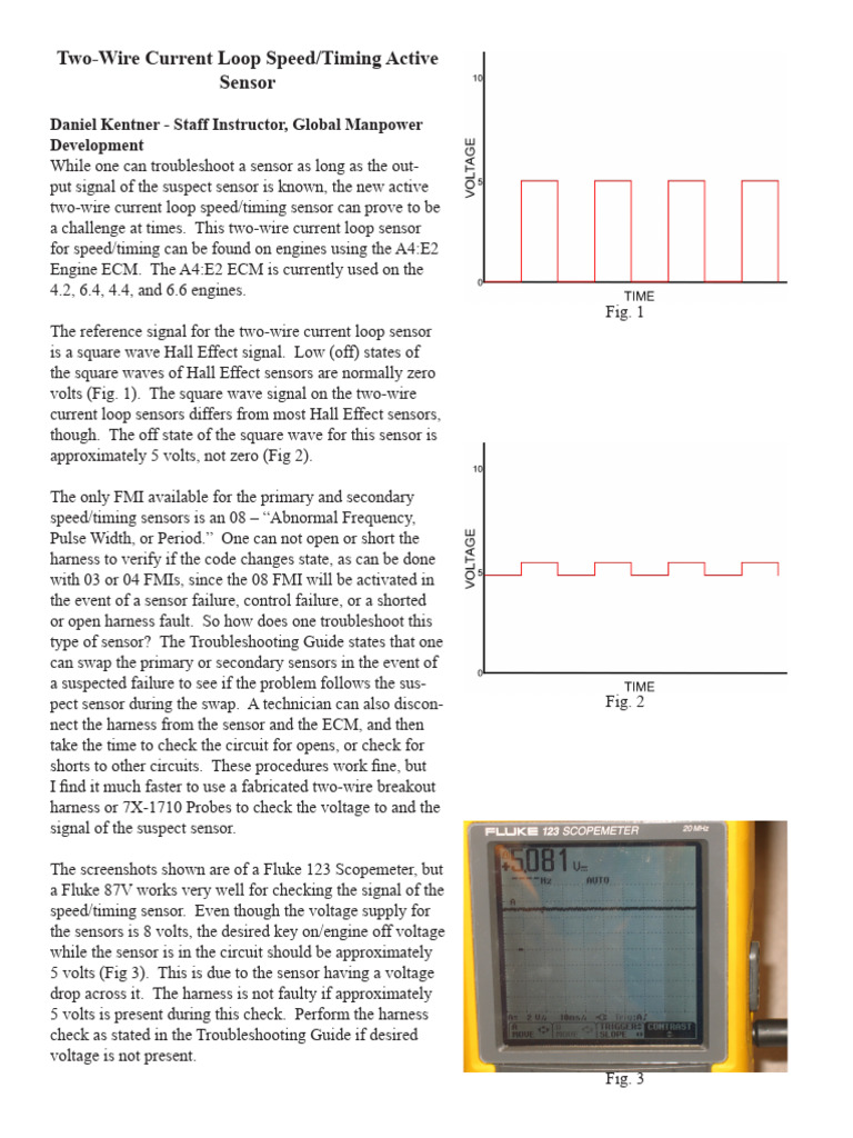 Two Wire Current Loop Sensor Speed | PDF | Electrical Engineering | Electricity
