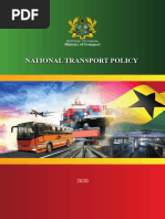 National Transport Policy | PDF | Public Transport | Transport