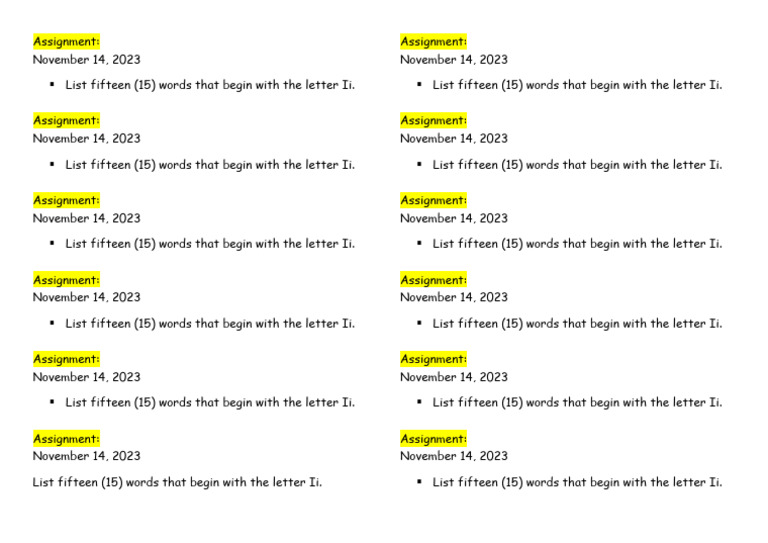 #2 - Letter Ii | PDF