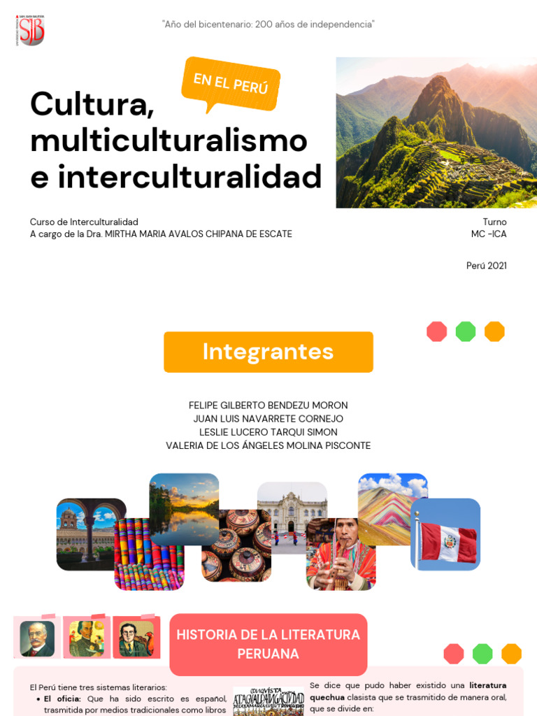 Cultura, Multiculturalismo e Interculturalidad | PDF | Perú | Alimentos