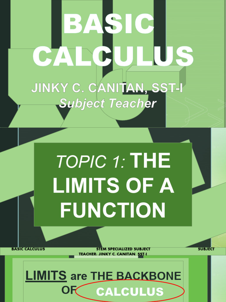 The Limit of A Function | PDF | Variable (Mathematics) | Function (Mathematics)